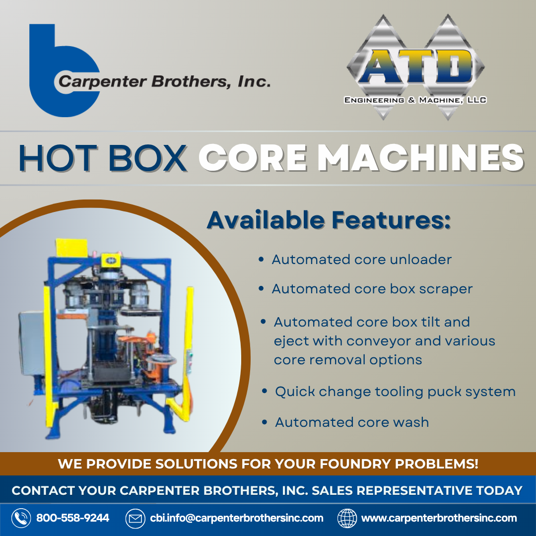 Hot Box Core Machines - Carpenter Brothers, Inc.