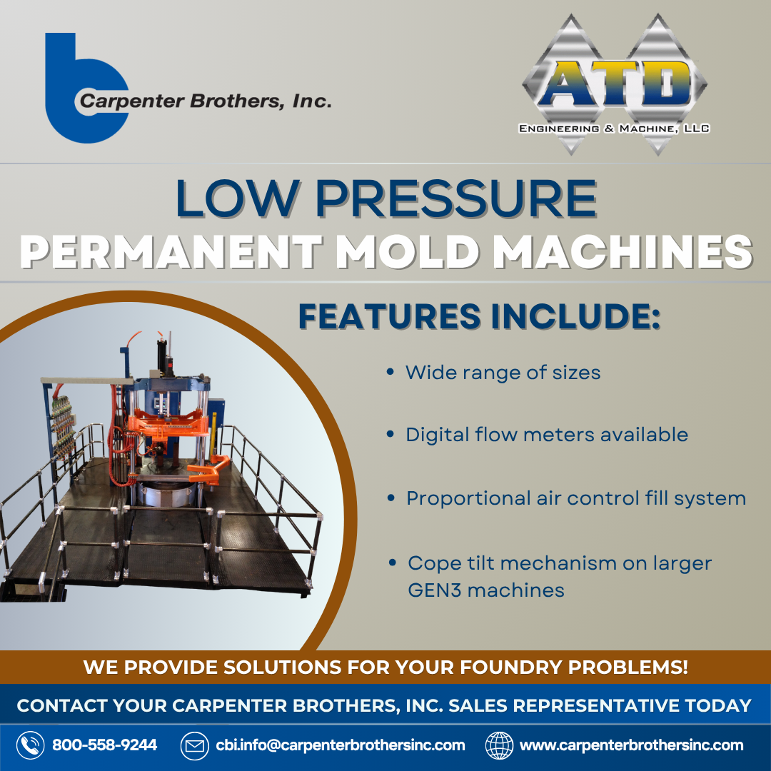 Low Pressure Permanent Mold Machines - Carpenter Brothers, Inc.